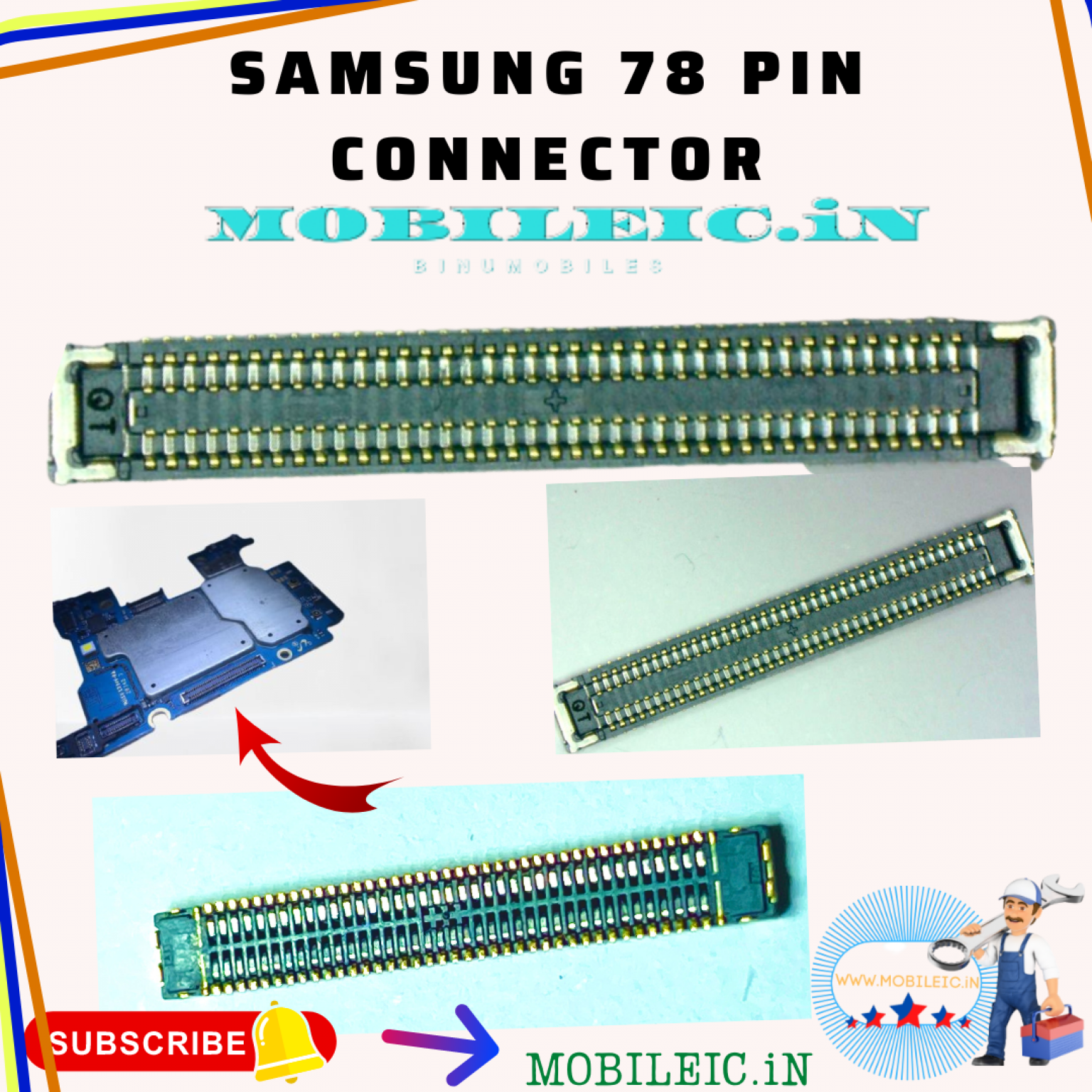 SAMSUNG 78 PIN CONNECTOR| MOTHERBOARD FPC LCD DISPLAY FLEX CABLE ...