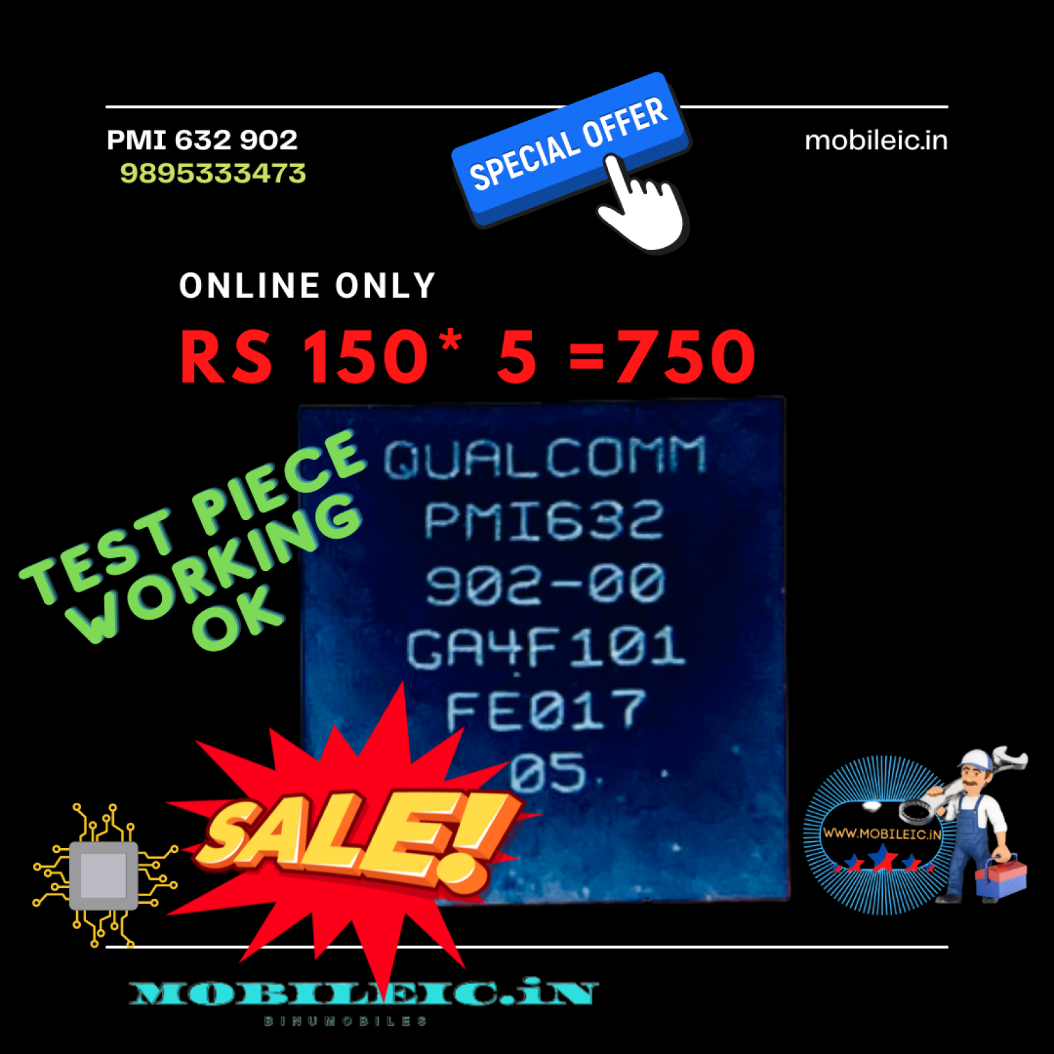 PMI632-902 POWER CHARGER PMI PWR IC - mobileic