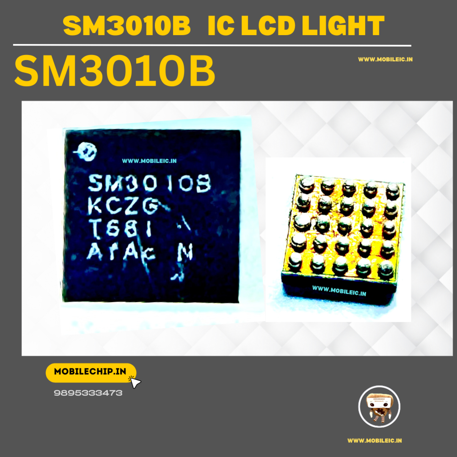 SM3010B LCD Display IC Chip IC DISPLAY IC LCD LIGHT IC - mobileic